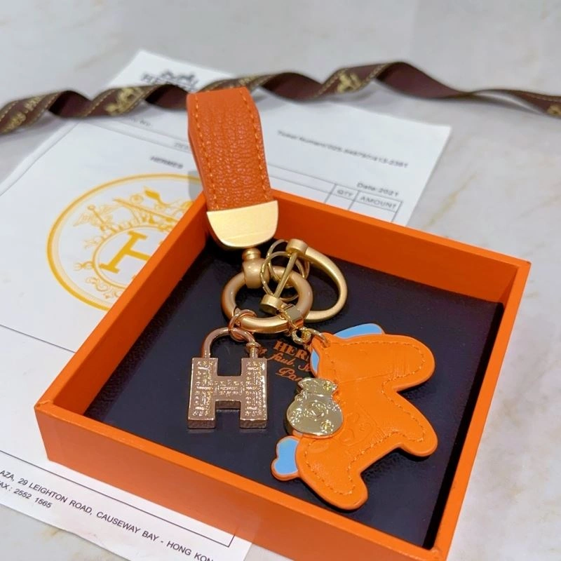 Hermes Keychains