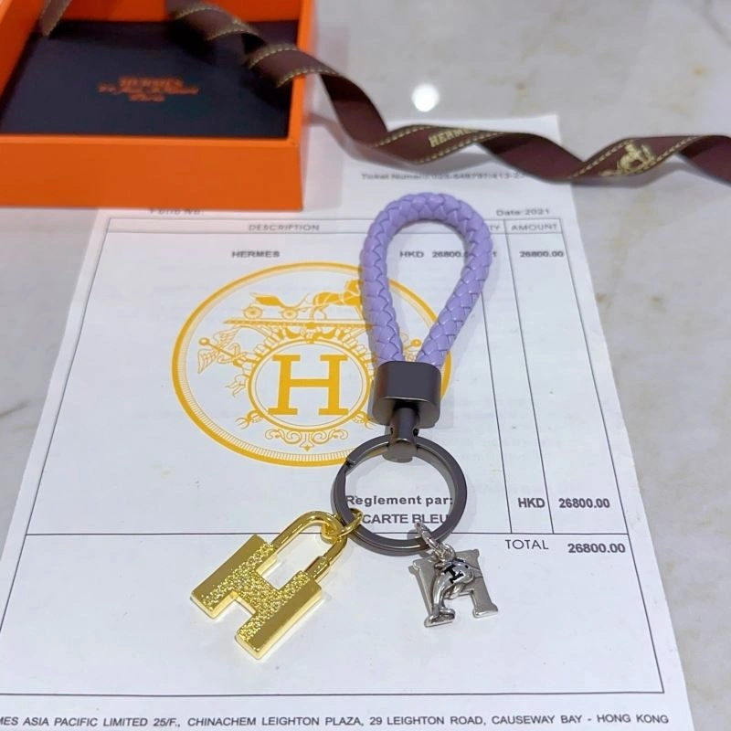Exact replica Hermes Keychains