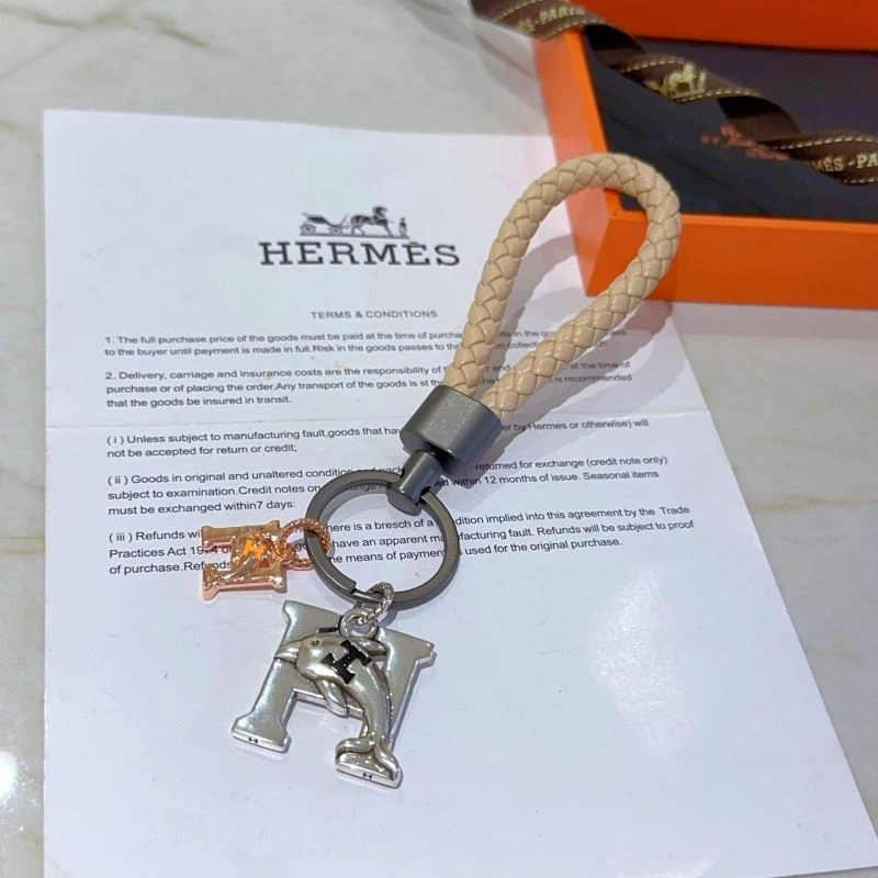Exact replica Hermes Keychains