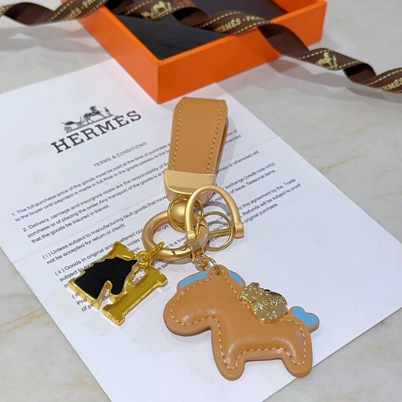 Hermes Keychains