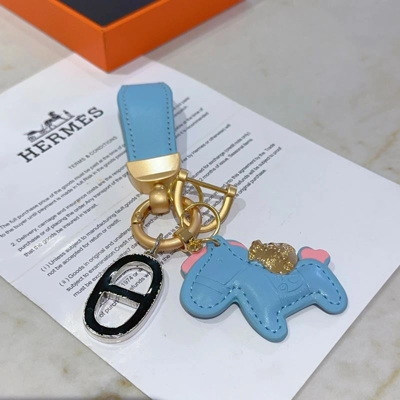 Hermes Keychains