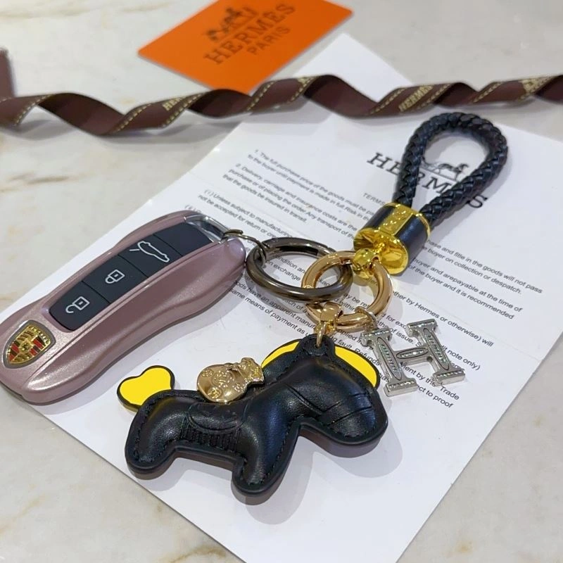 Hermes Keychains