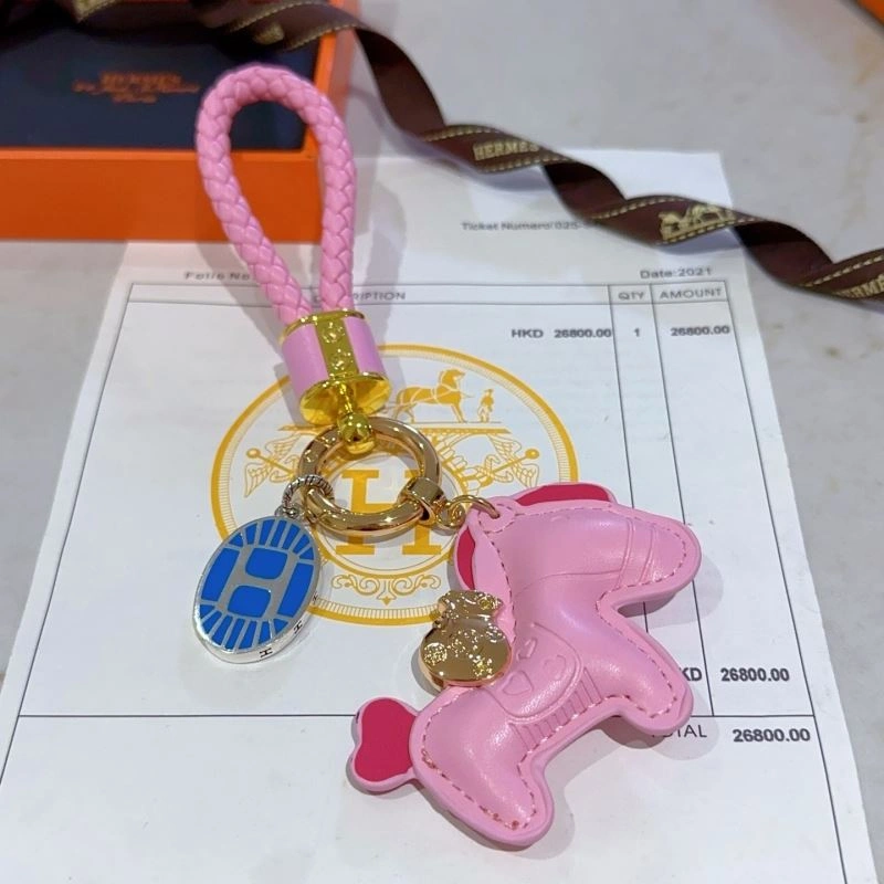 Precise copy Hermes Keychains