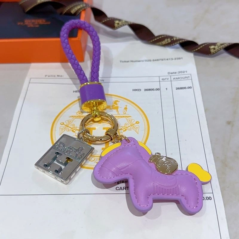 Hermes Keychains