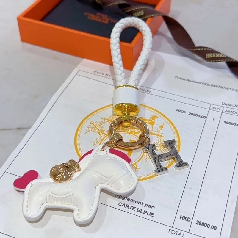 Hermes Keychains