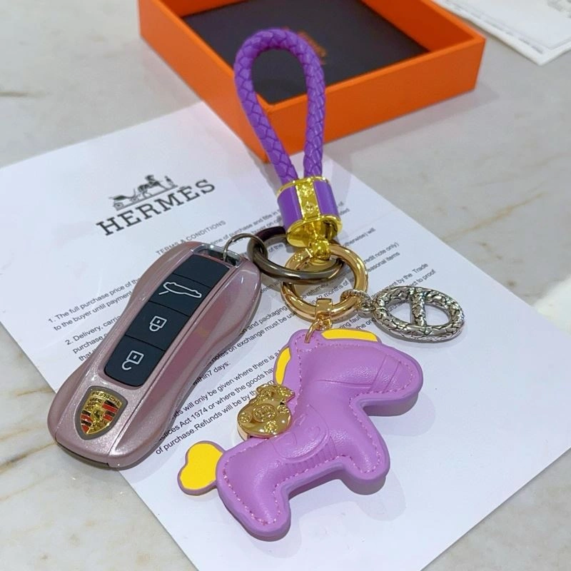 Hermes Keychains