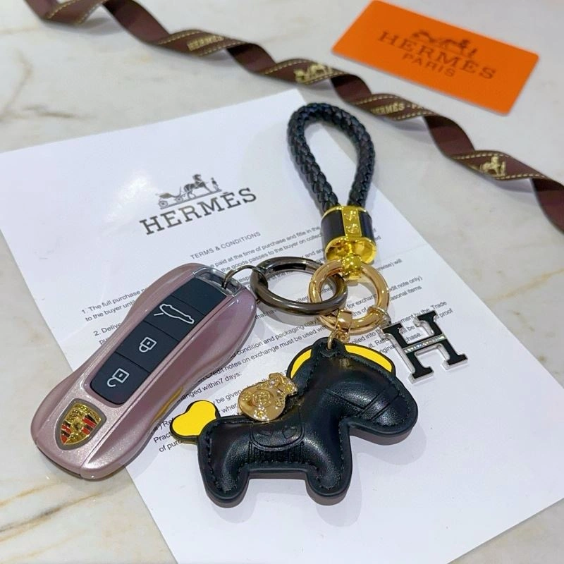 Hermes Keychains