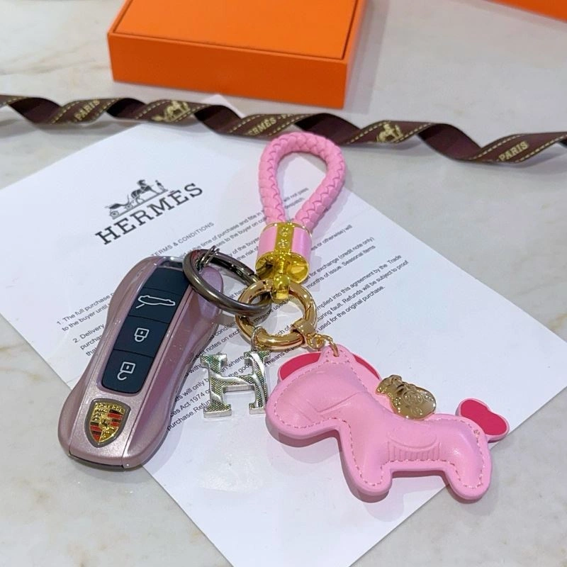 Hermes Keychains