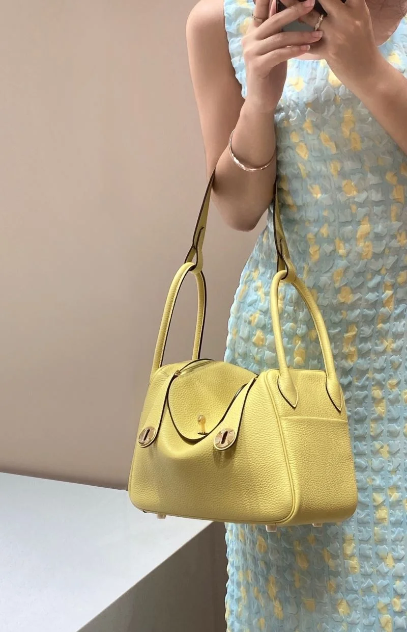 Brand-authenticated Hermes Lindy Bags