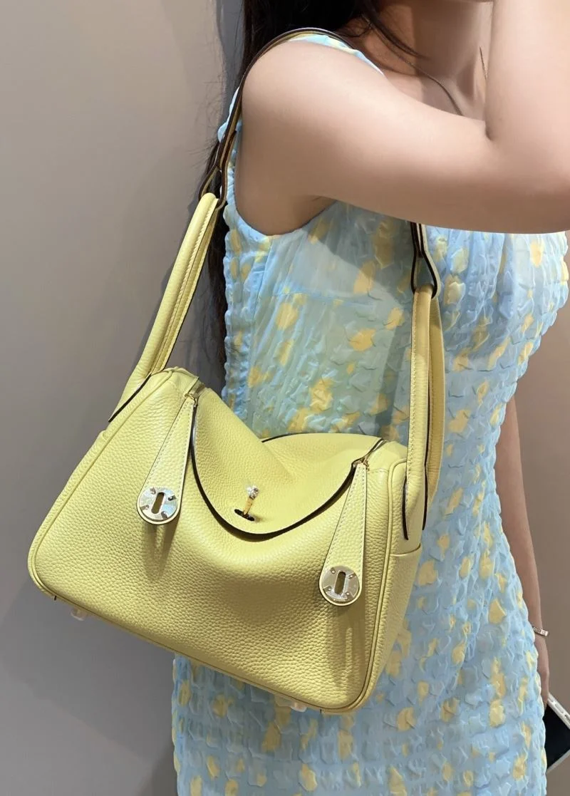 Brand-authenticated Hermes Lindy Bags