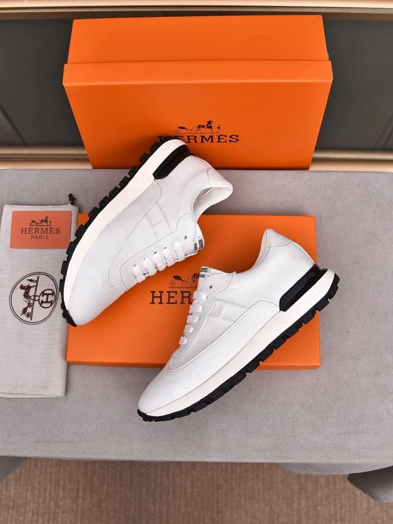 Brand-authenticated Hermes Low Shoes