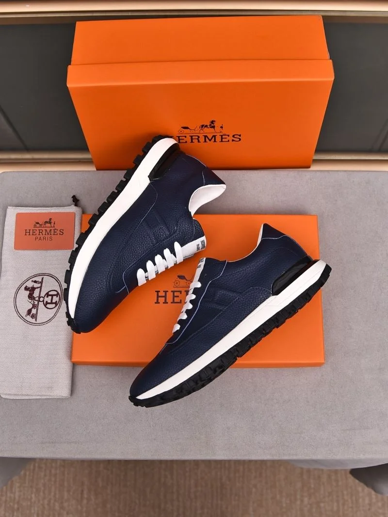 Brand-authenticated Hermes Low Shoes