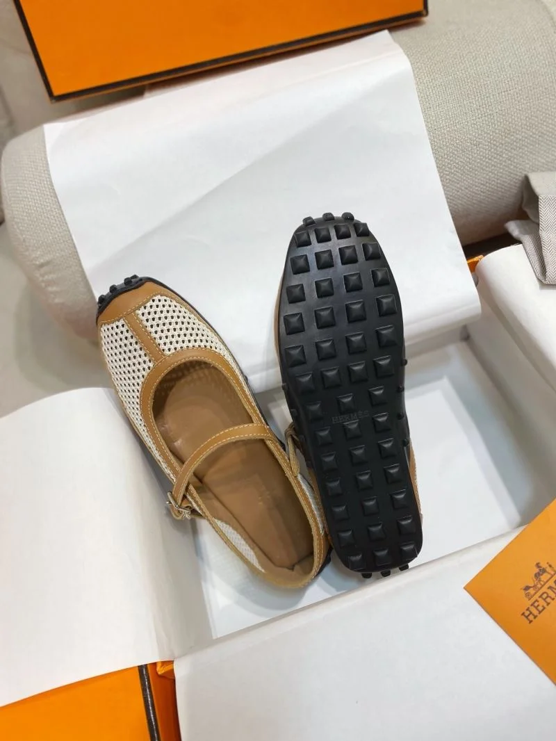 Brand-authenticated Hermes Low Shoes