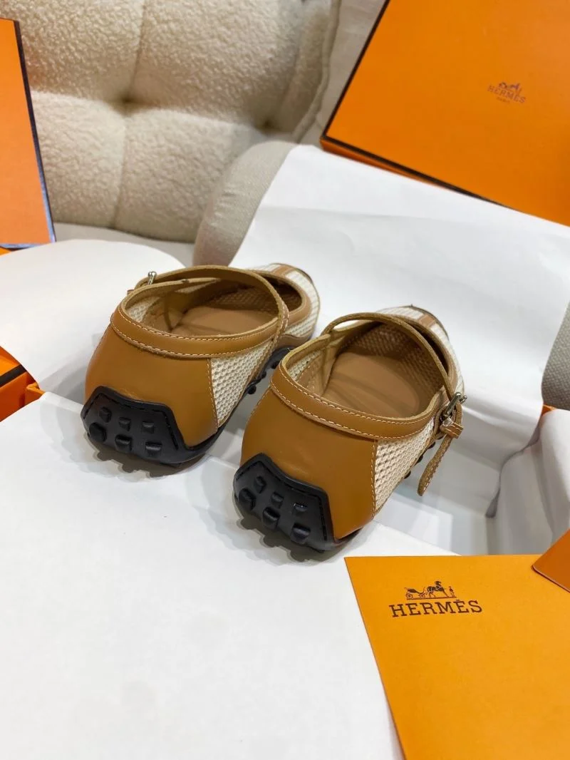 Brand-authenticated Hermes Low Shoes