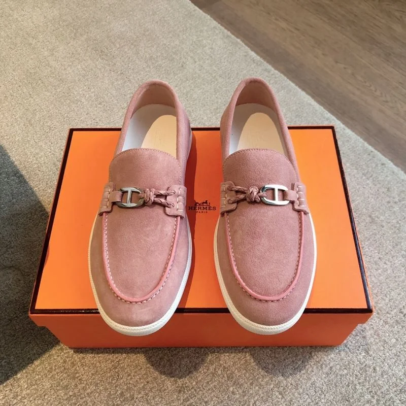 Brand-authenticated Hermes Low Shoes