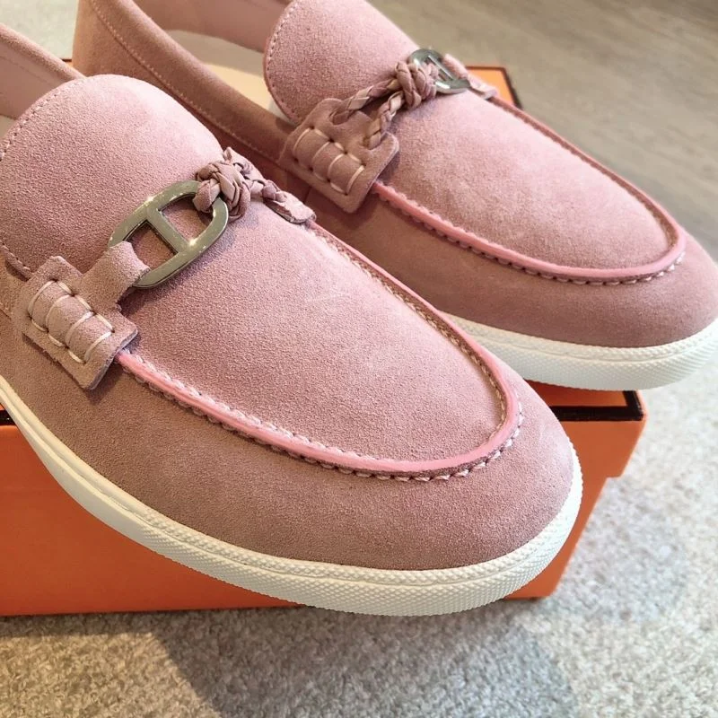 Brand-authenticated Hermes Low Shoes