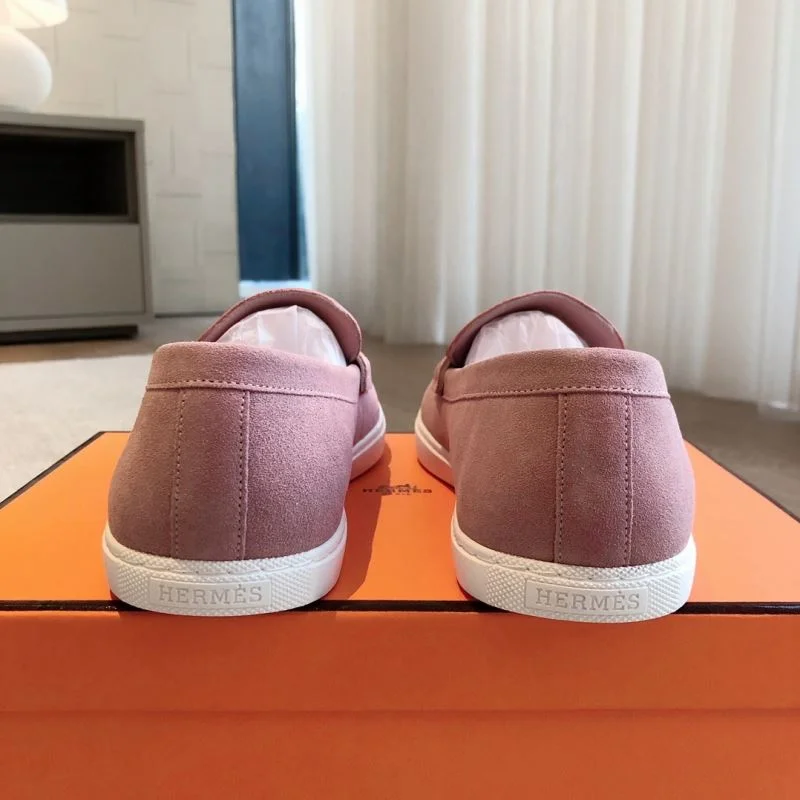 Brand-authenticated Hermes Low Shoes