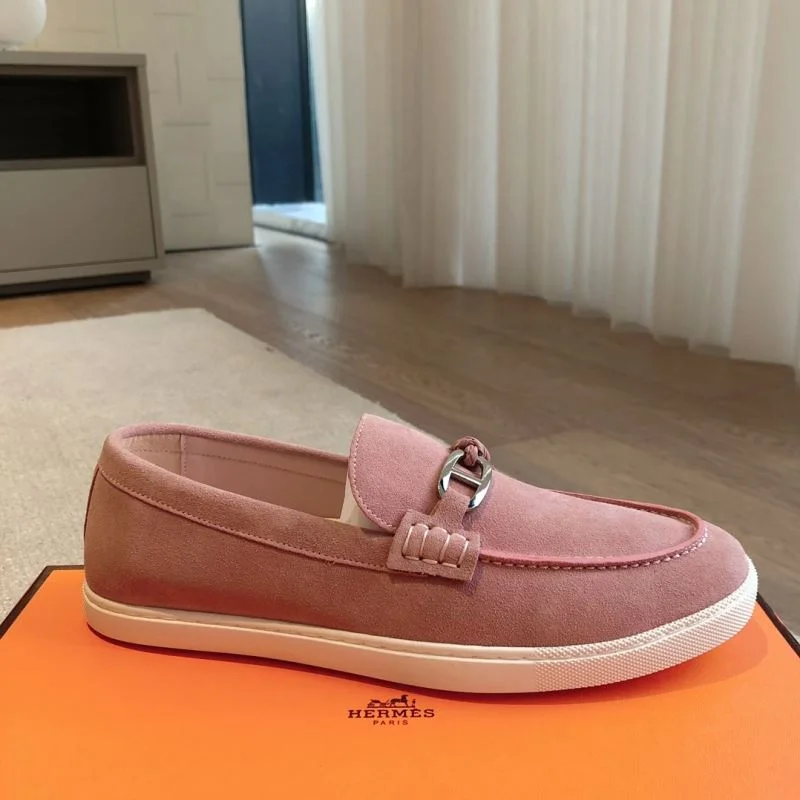 Brand-authenticated Hermes Low Shoes
