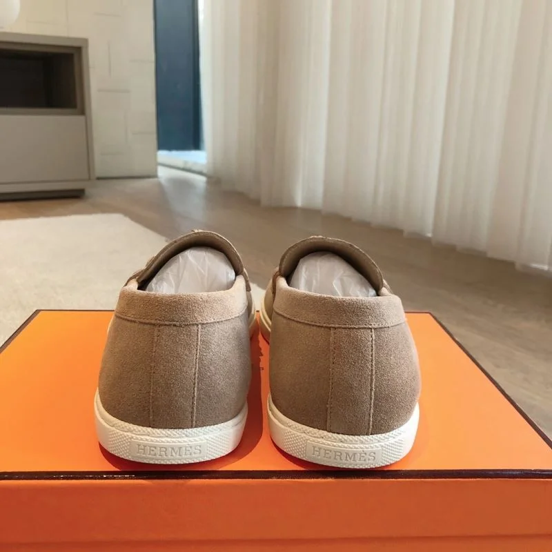 Brand-authenticated Hermes Low Shoes