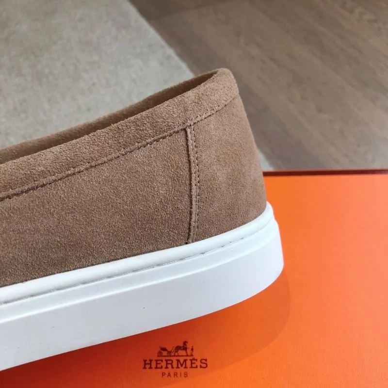 Brand-authenticated Hermes Low Shoes