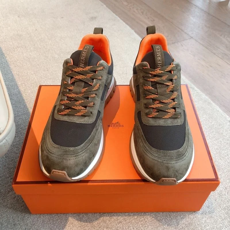 Exact replica Hermes Low Shoes