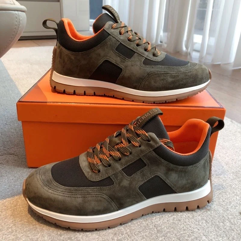 Exact replica Hermes Low Shoes