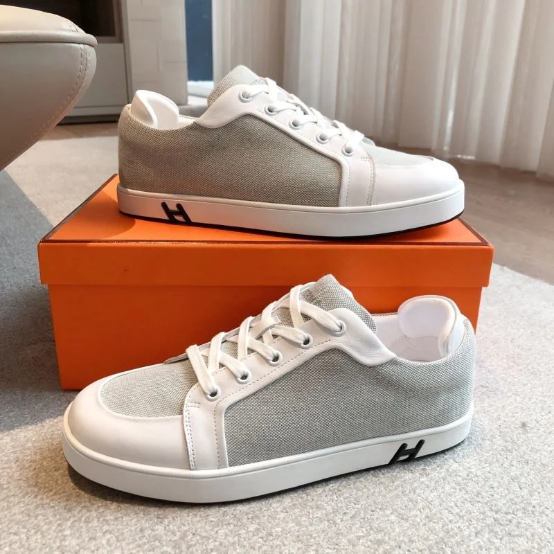 Brand-authenticated Hermes Low Shoes