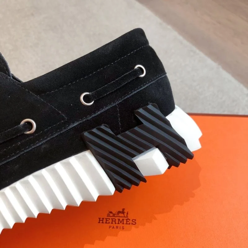 Brand-authenticated Hermes Low Shoes