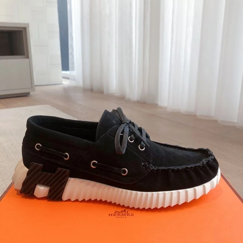 Brand-authenticated Hermes Low Shoes