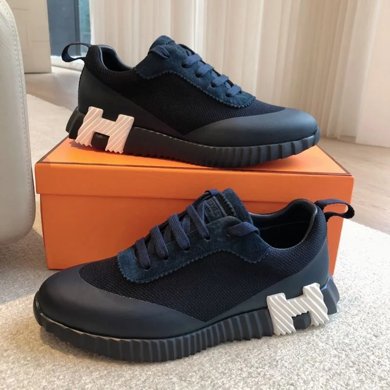 Brand-authenticated Hermes Low Shoes