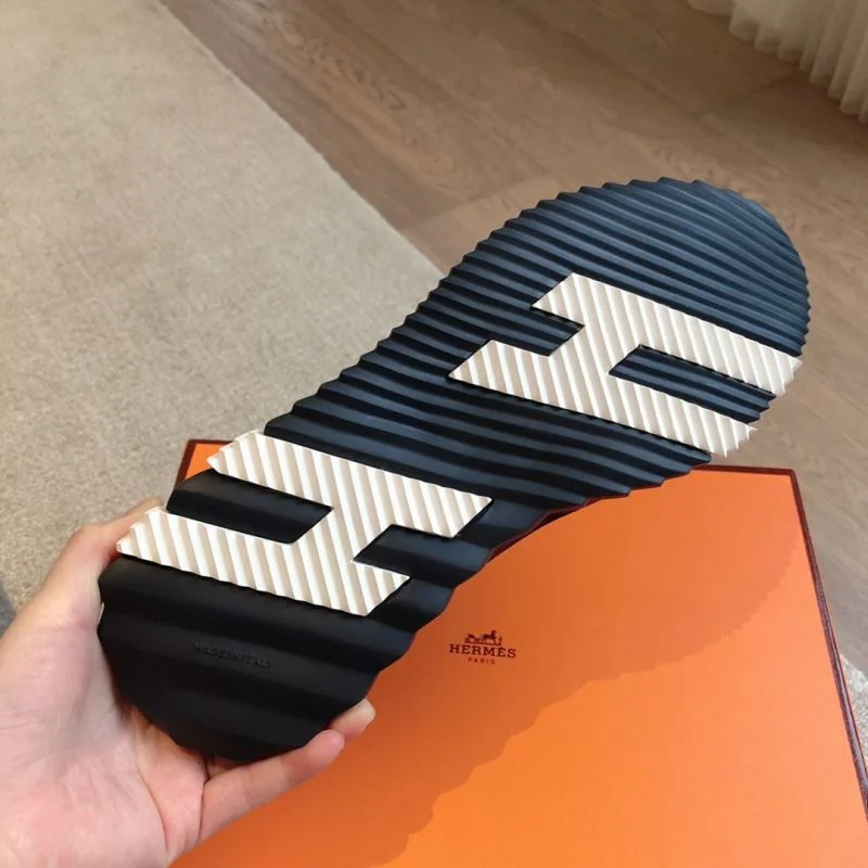 Brand-authenticated Hermes Low Shoes
