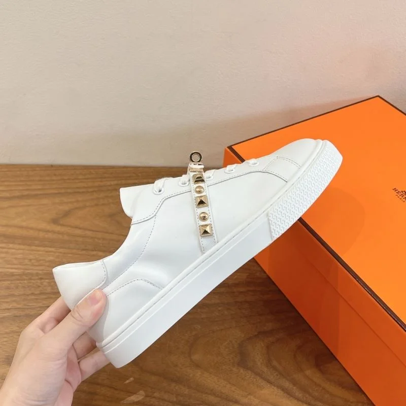 Brand-authenticated Hermes Low Shoes