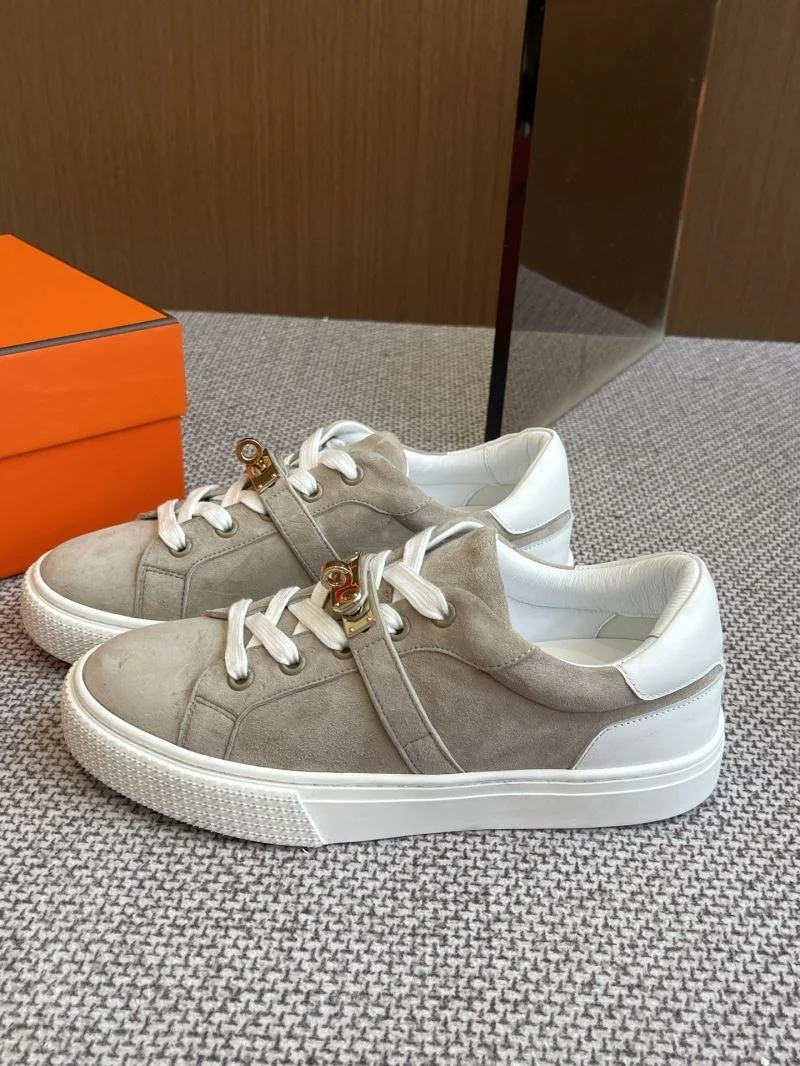 Brand-authenticated Hermes Low Shoes