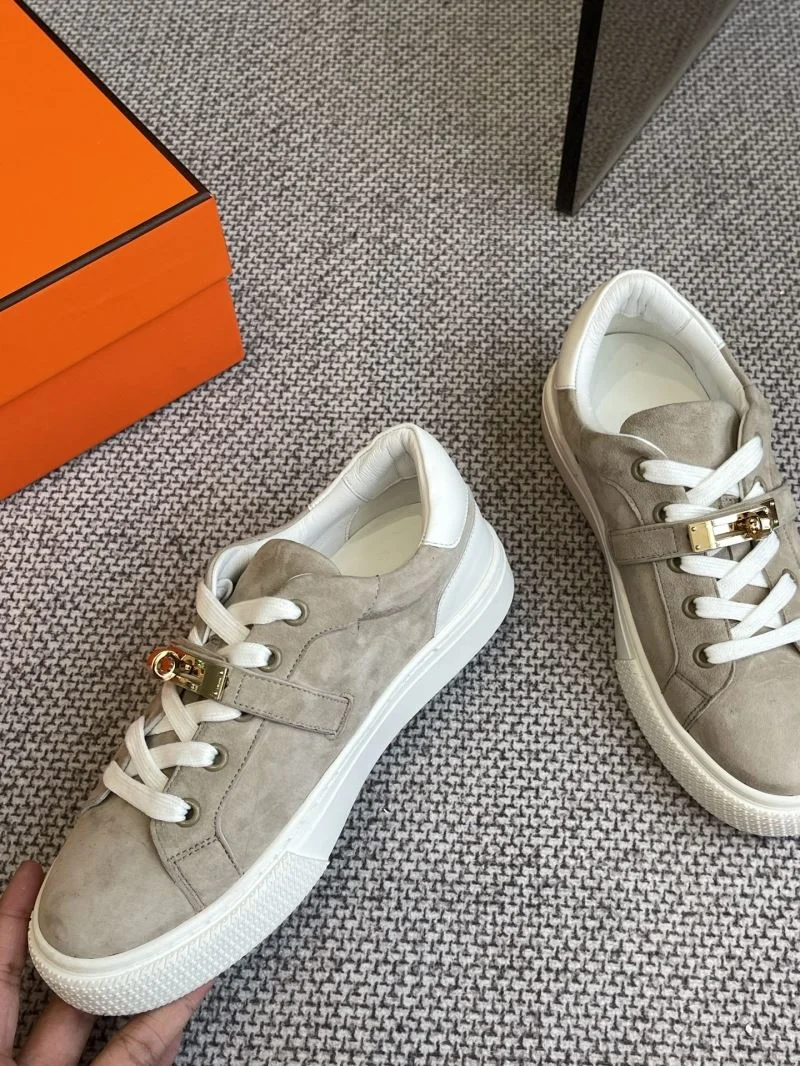 Brand-authenticated Hermes Low Shoes