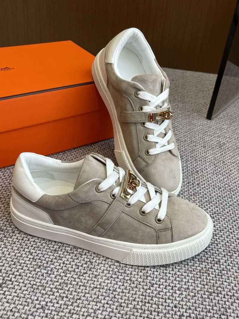 Brand-authenticated Hermes Low Shoes
