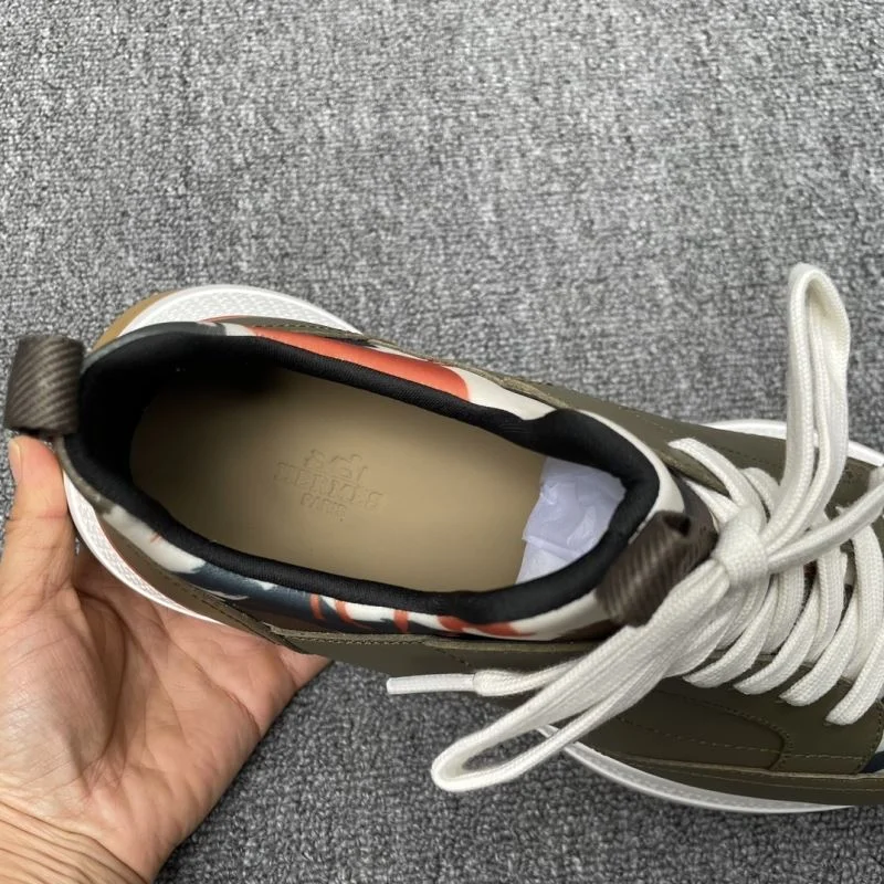 Brand-authenticated Hermes Low Shoes