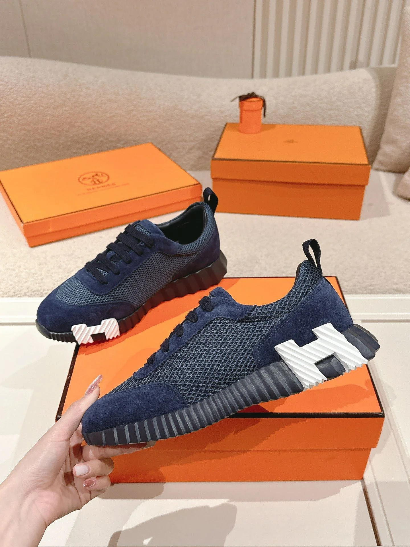 Perfect replica Hermes Low Shoes
