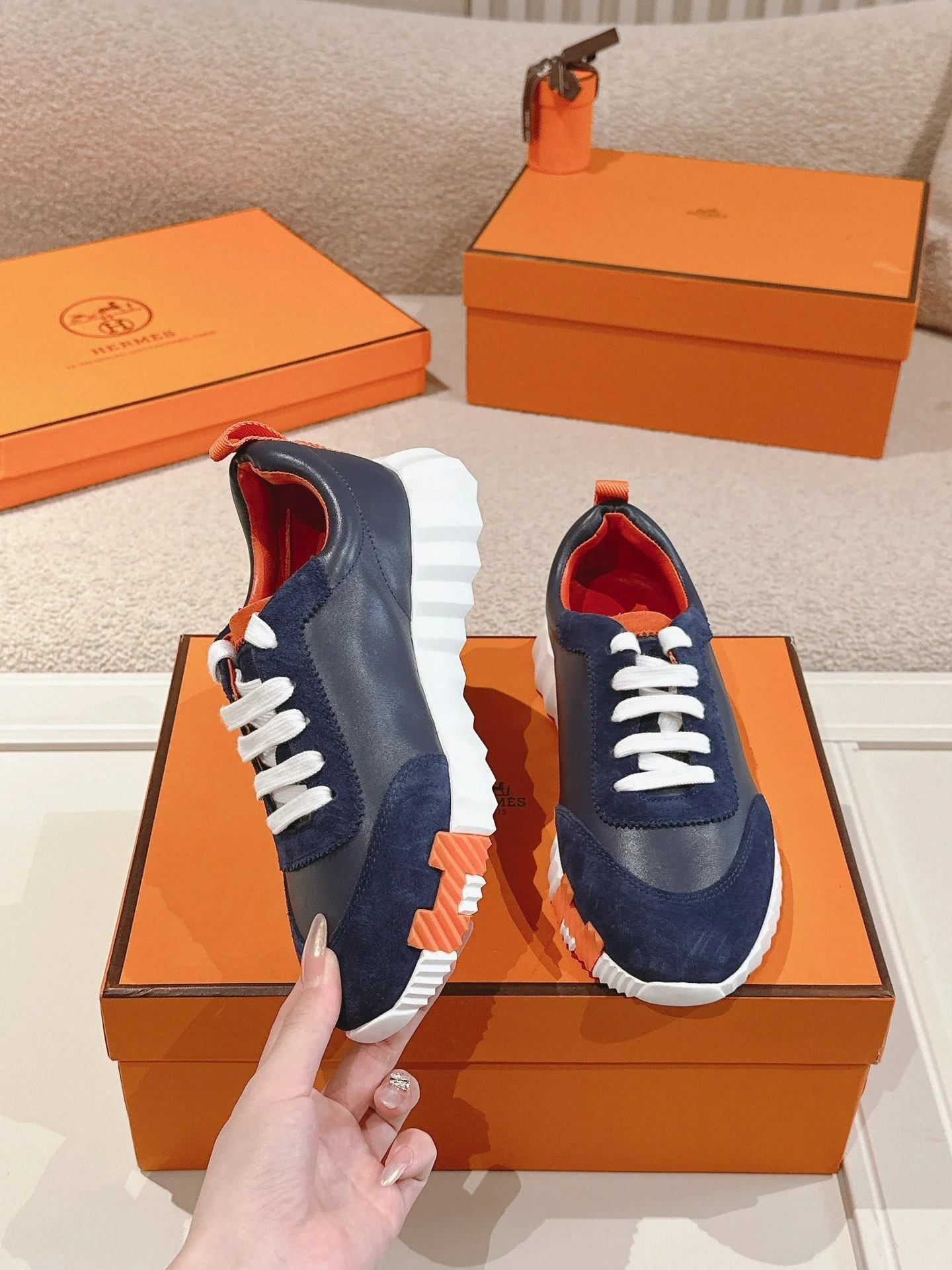 Official Hermes Low Shoes