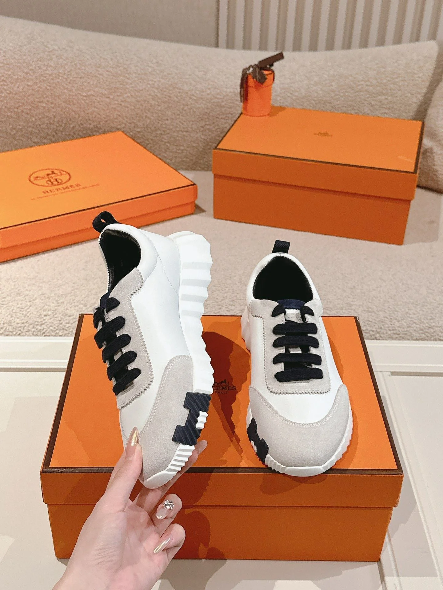 Authentic Hermes Low Shoes