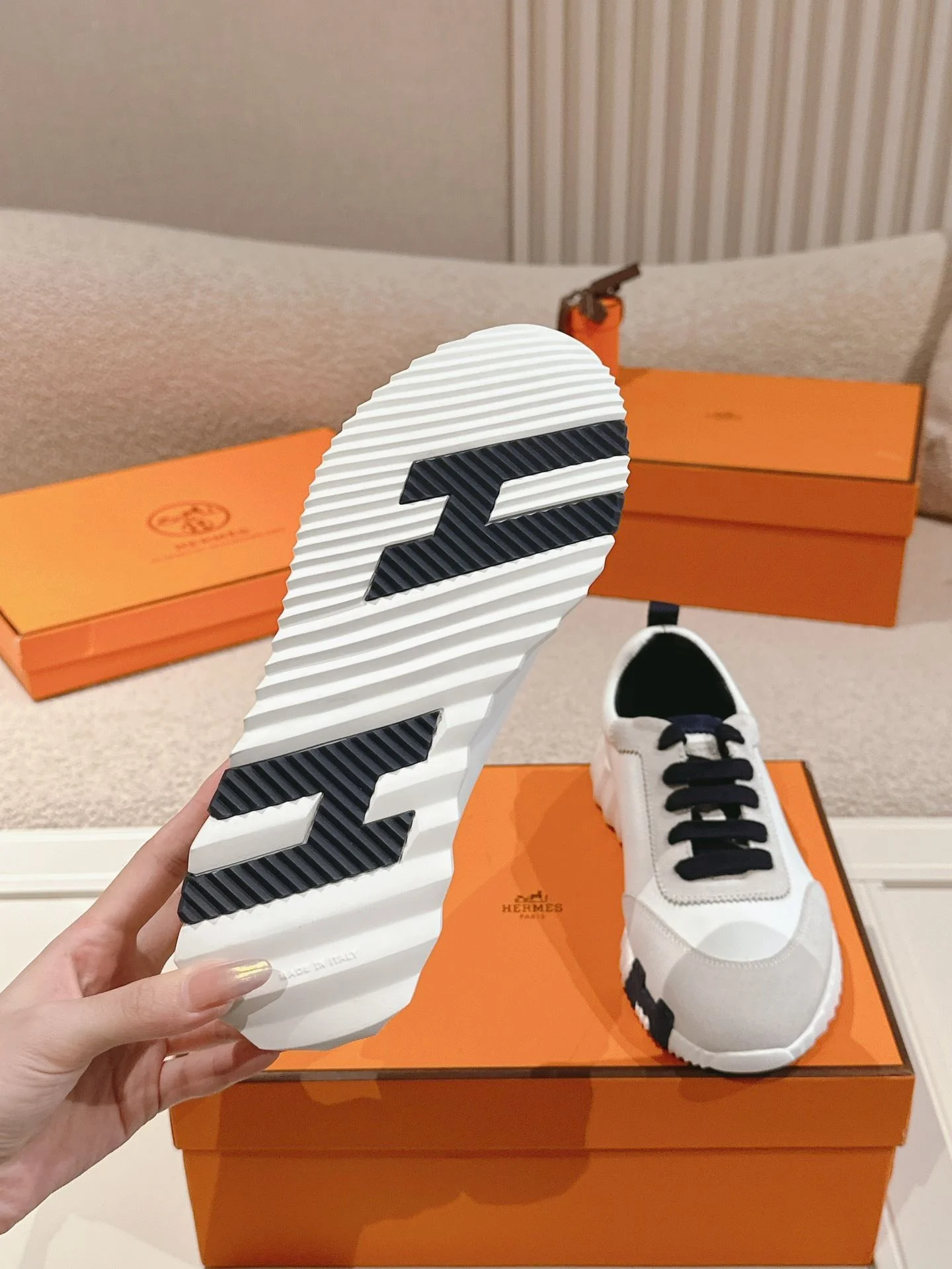 Authentic Hermes Low Shoes