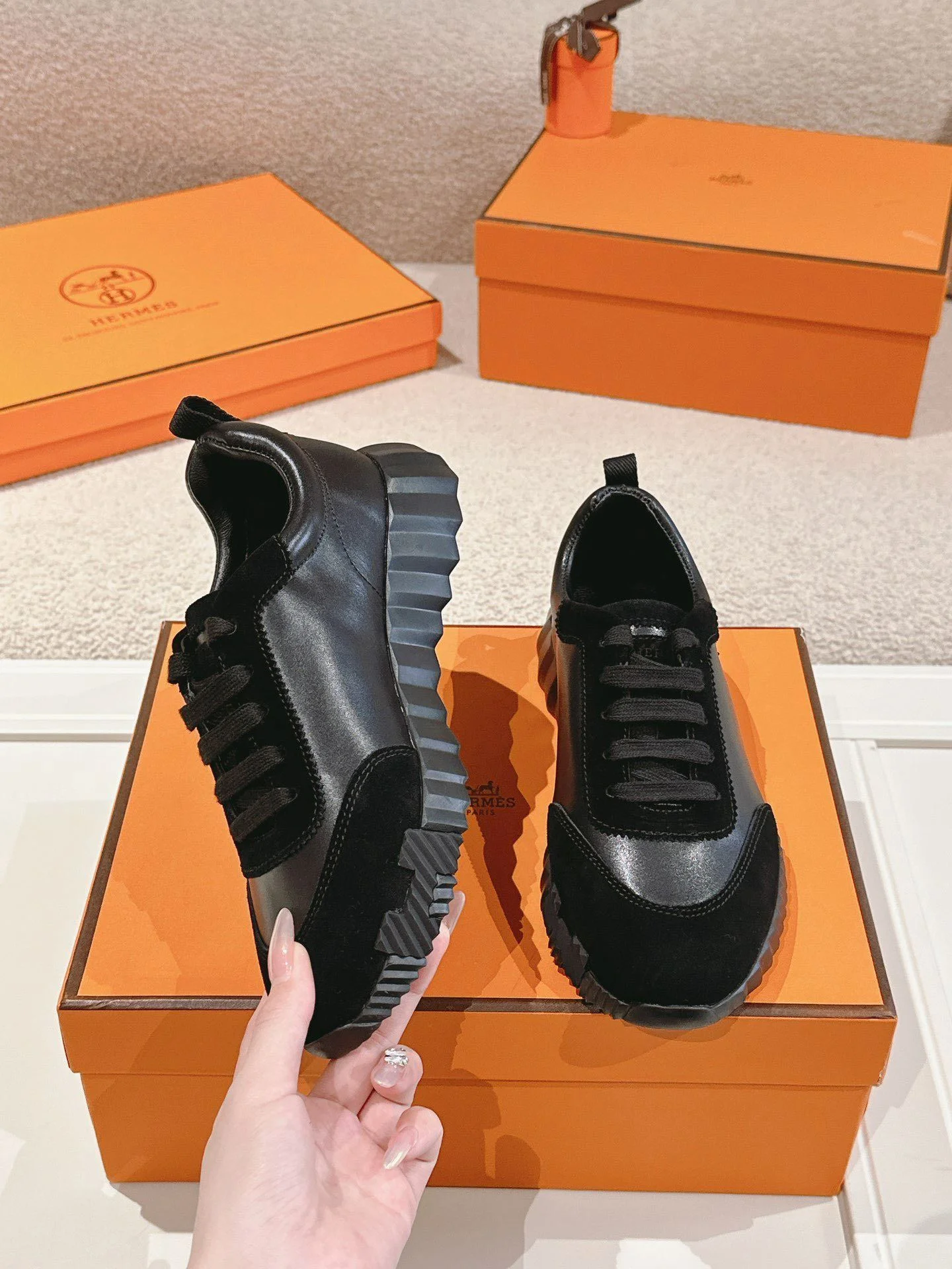 Real Hermes Low Shoes