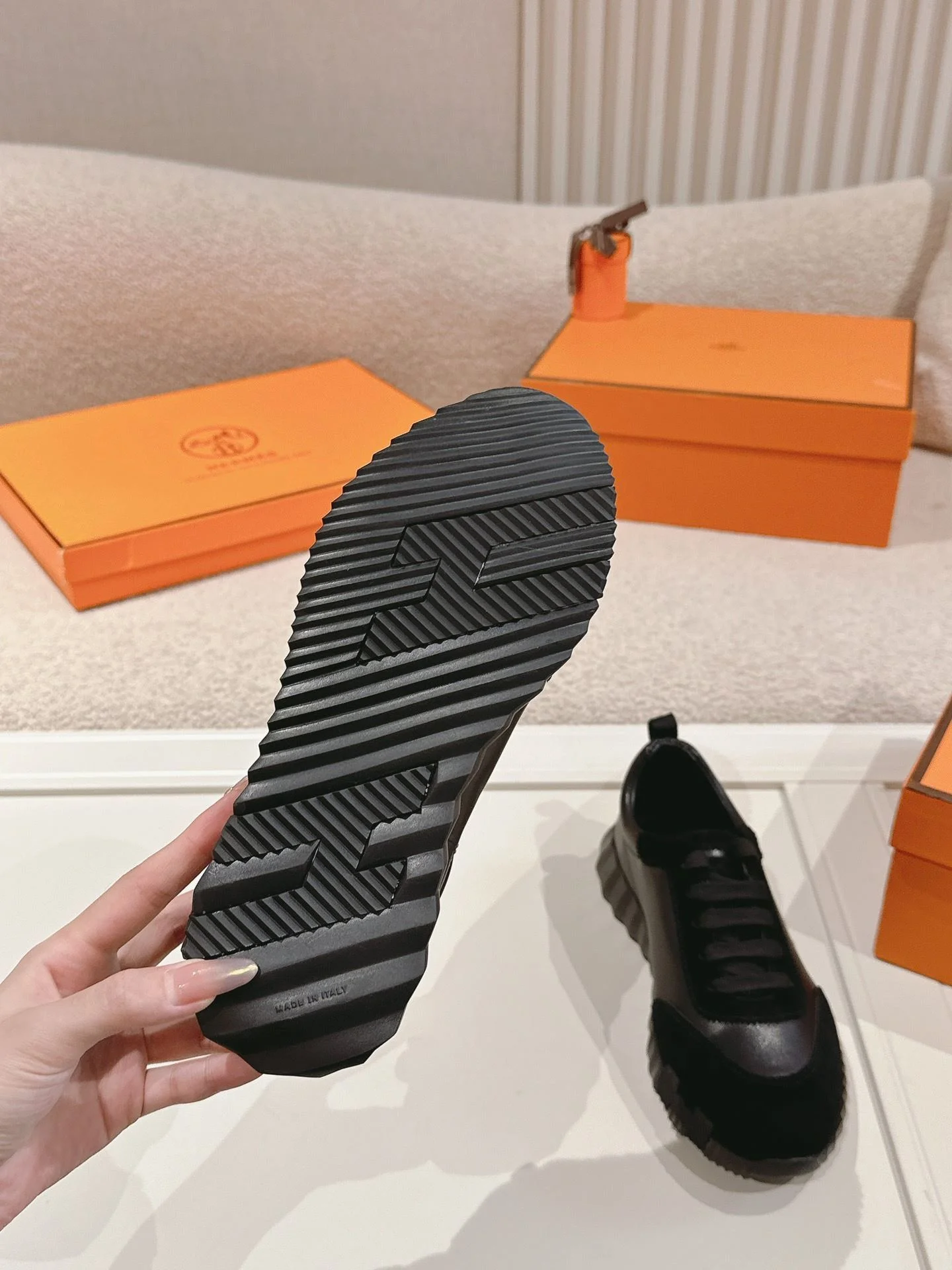 Real Hermes Low Shoes