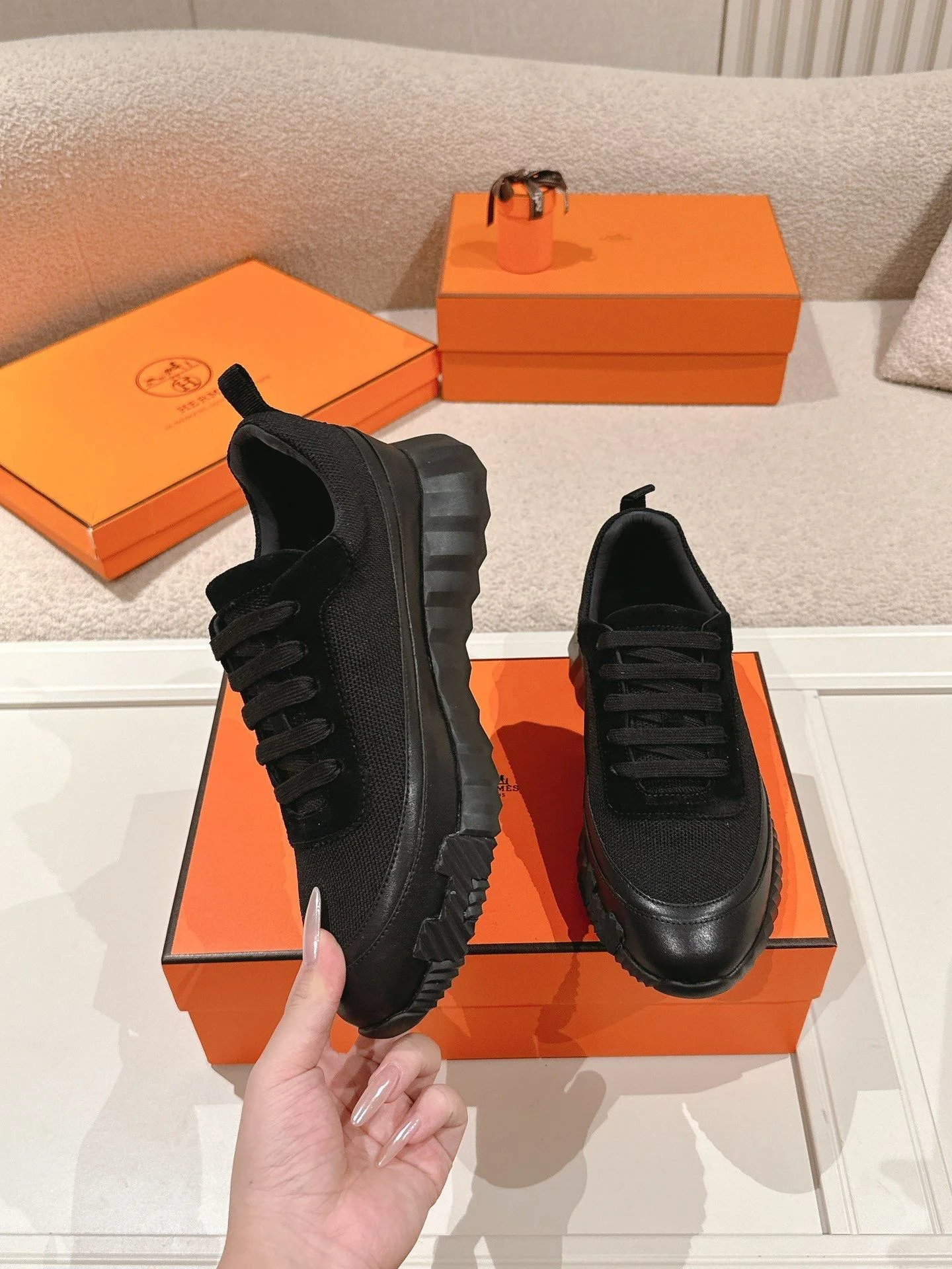 Value-priced Hermes Low Shoes