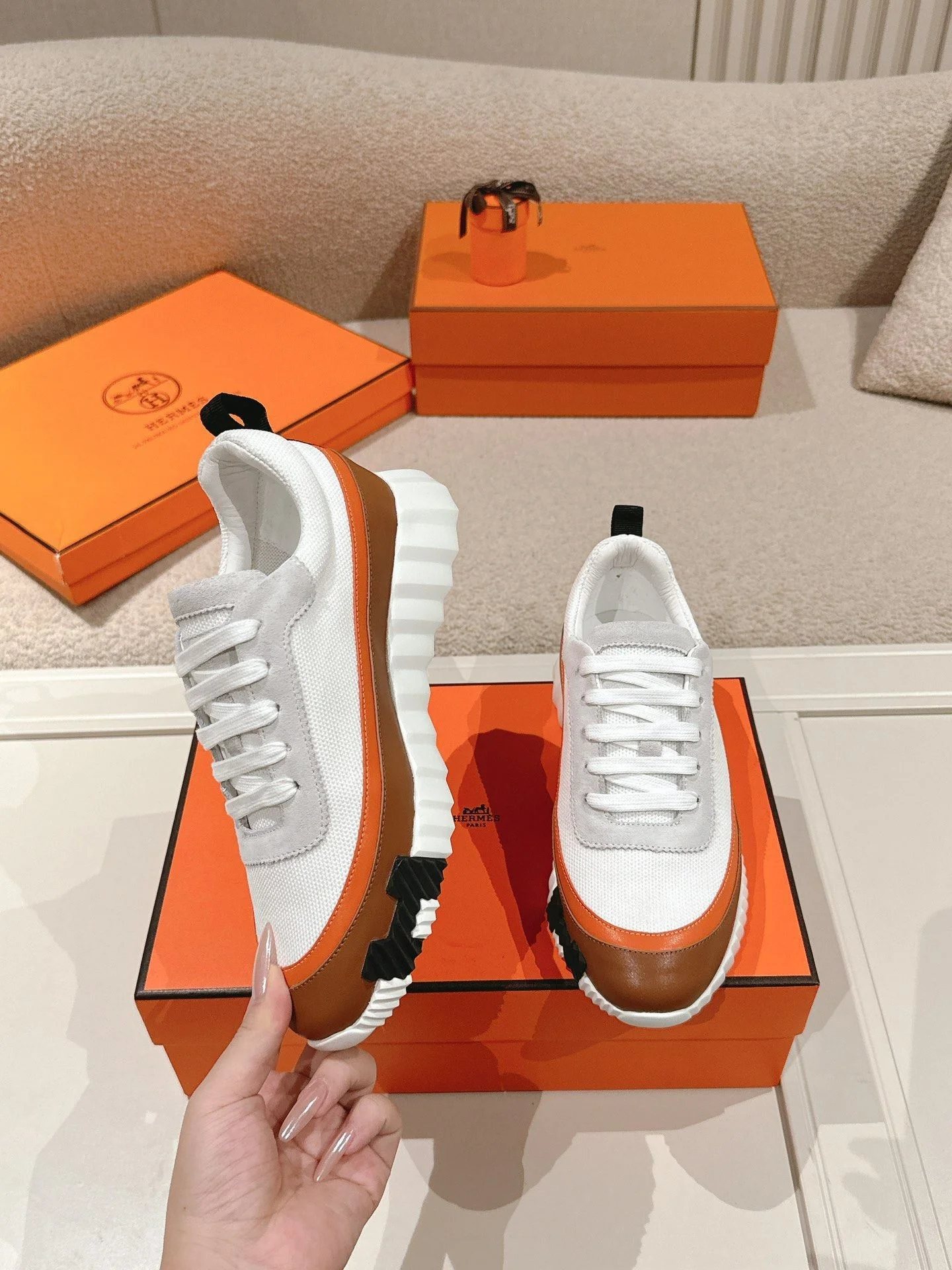 Brand-original Hermes Low Shoes