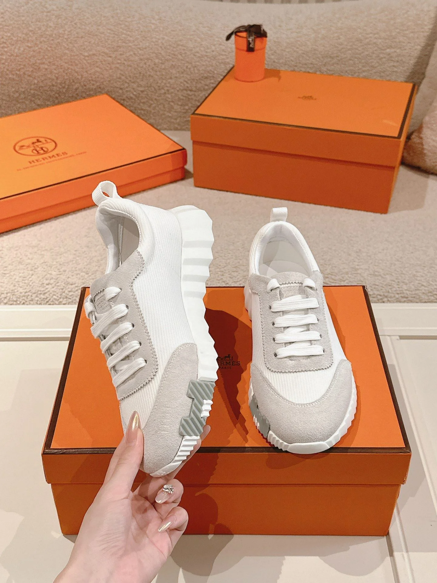 Value-priced Hermes Low Shoes