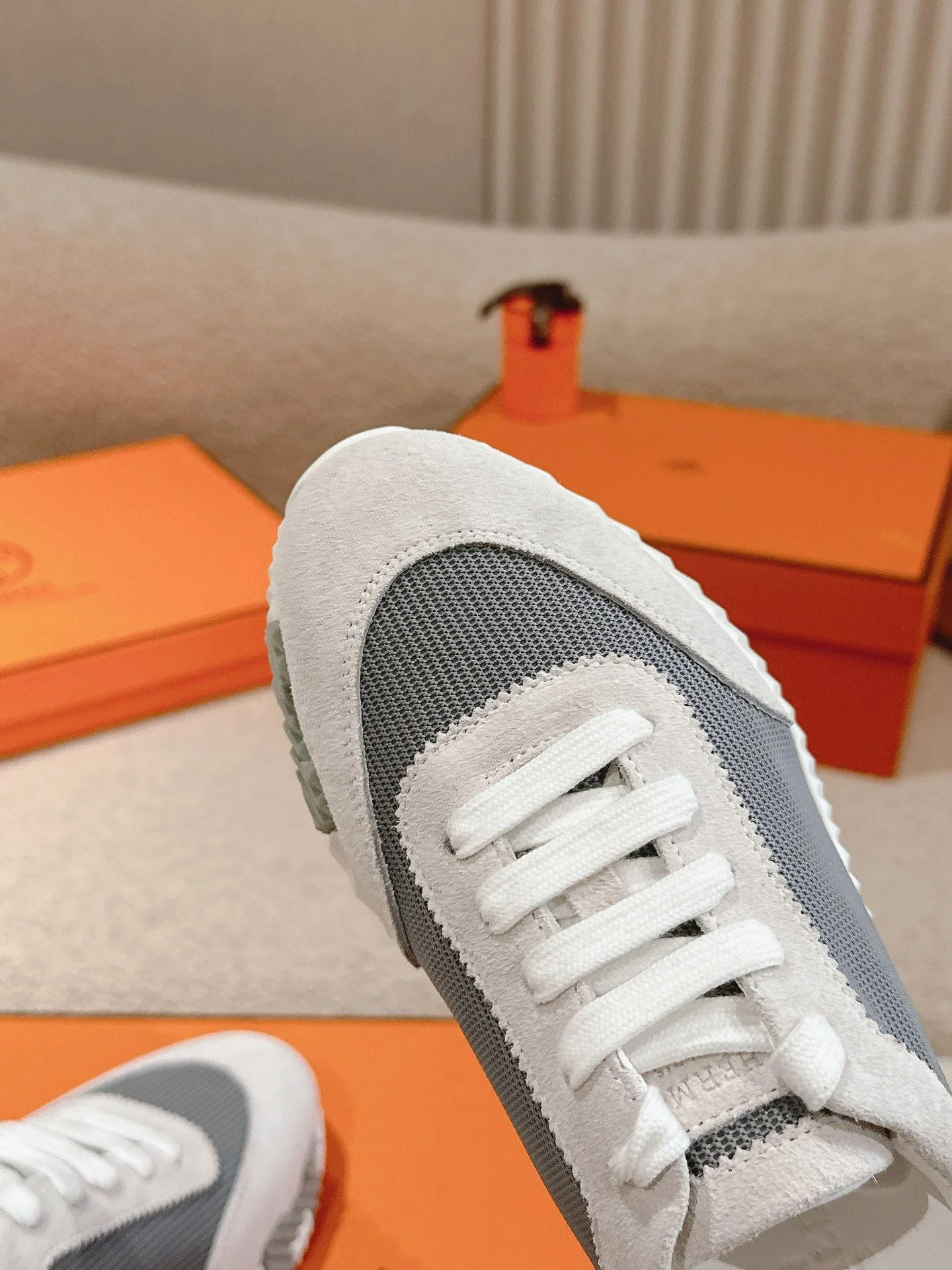 Exact replica Hermes Low Shoes