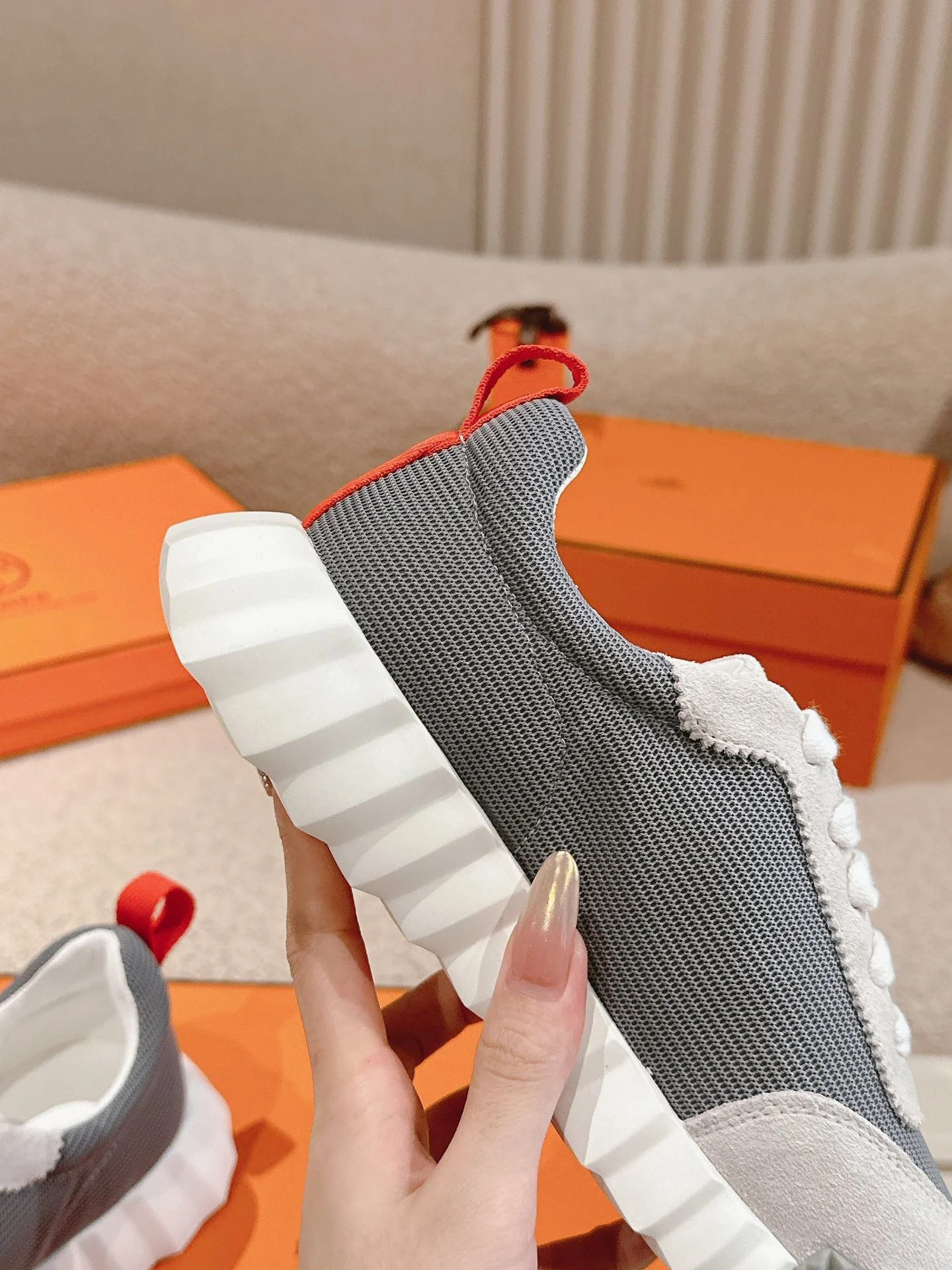Exact replica Hermes Low Shoes