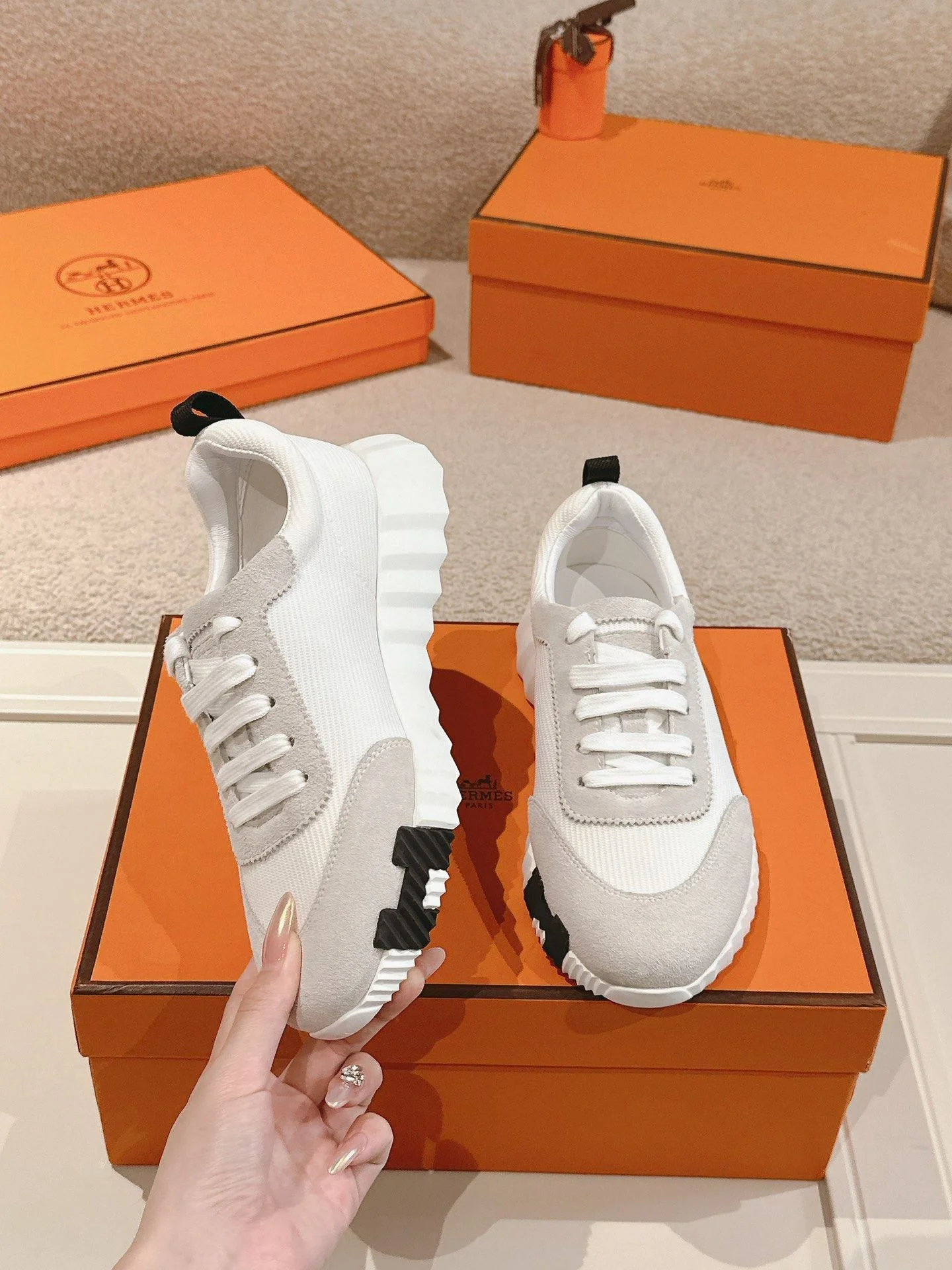 Value-priced Hermes Low Shoes