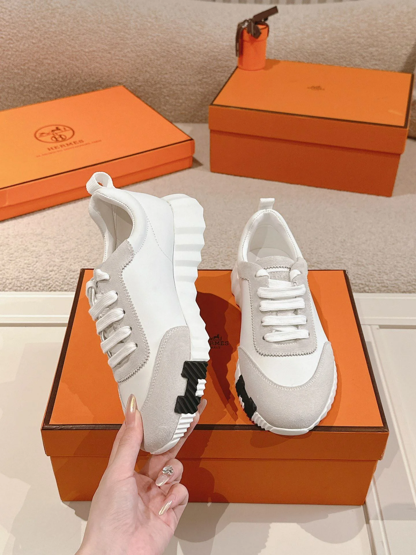 Indistinguishable Hermes Low Shoes