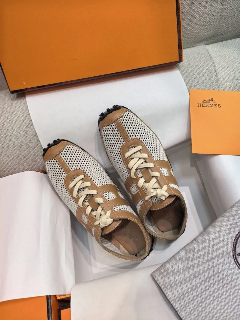 Exact replica Hermes Low Shoes